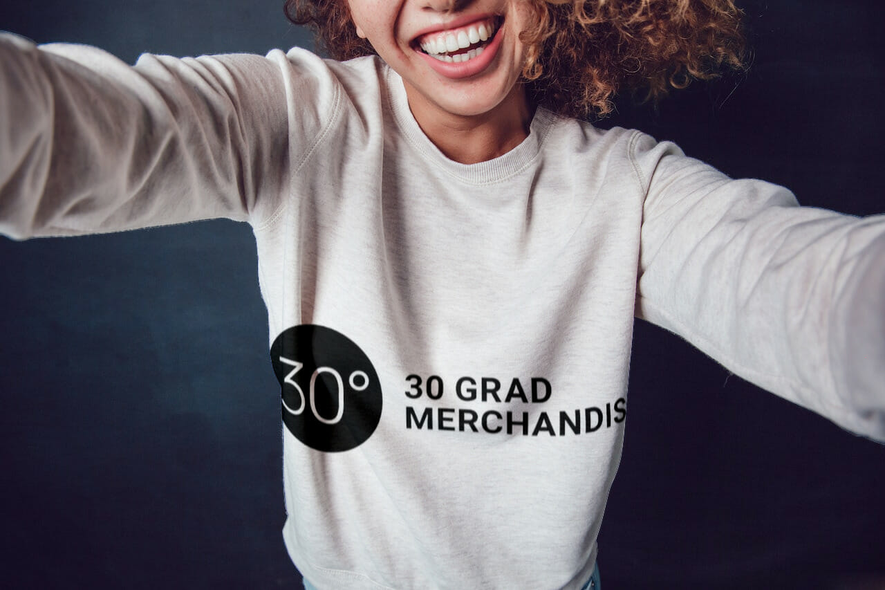 30 Grad Merchandise - new merch service on board at recordJet